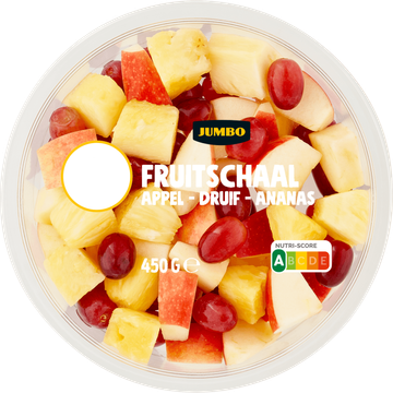 Jumbo Fruitschaal Appel - Druif - Ananas 450 g bestellen? | Jumbo