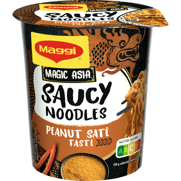 Maggi Magic Asia Saucy Noodles Peanut Saté Taste 75 g bestellen? | Jumbo