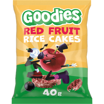Goodies Luchtige Rijstwafeltjes Rood fruit 40g bestellen? | Jumbo