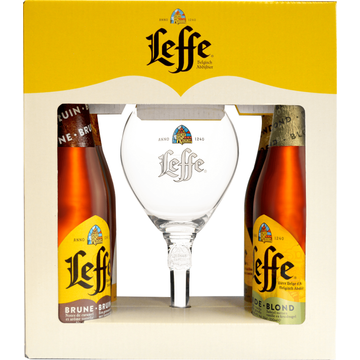 Leffe Giftset Flessen 4 x 330 ml + 1 Glas bestellen? | Jumbo
