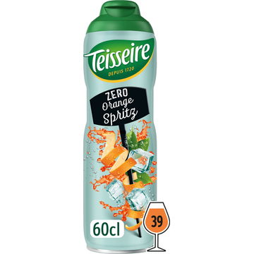 Teisseire Zero Suiker Orange Spritz Cocktail Siroop 60 cl bestellen ...
