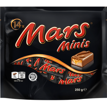 Mars Minis chocolade caramel repen stazakje 250g bestellen? | Jumbo