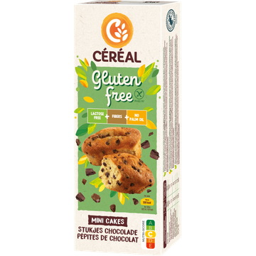 Céréal Gluten Free Mini Cakes Stukjes Chocolade 6 x 38,3 g bestellen ...