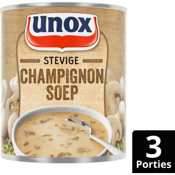 Unox Soep In Blik Stevige Champignonsoep 800 ml bestellen? | Jumbo