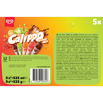 Ola IJs Calippo Supermix 5 stuks 5 x 105ml bestellen? | Jumbo