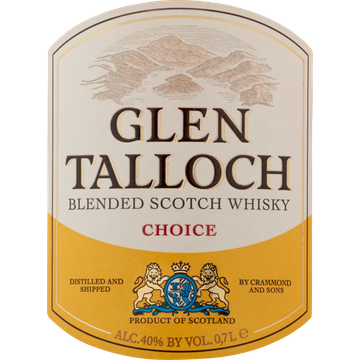 Glen Talloch Blended Scotch Whisky Choice 0,7 L bestellen? | Jumbo