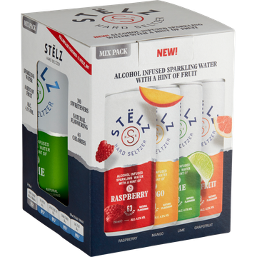STËLZ - Hard Seltzer - Multipack - 4 x 250ML bestellen? | Jumbo